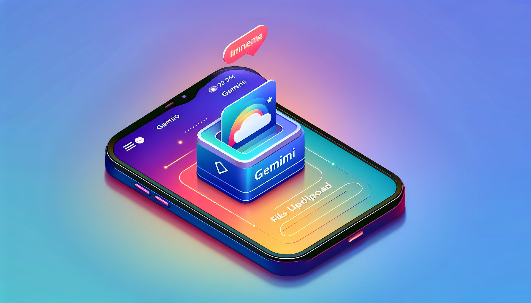 Gemini mobile app adds file upload feature
